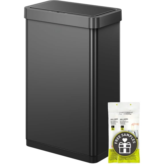 Mirage X 80 Liter / 21.1 Gallons Motion Sensor Trash Can, Automatic ...