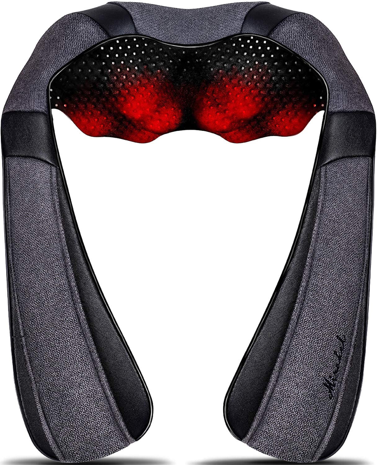 Mirakel Shiatsu Neck & Back Massager with Heat - Deep Tissue Neck, Back ...
