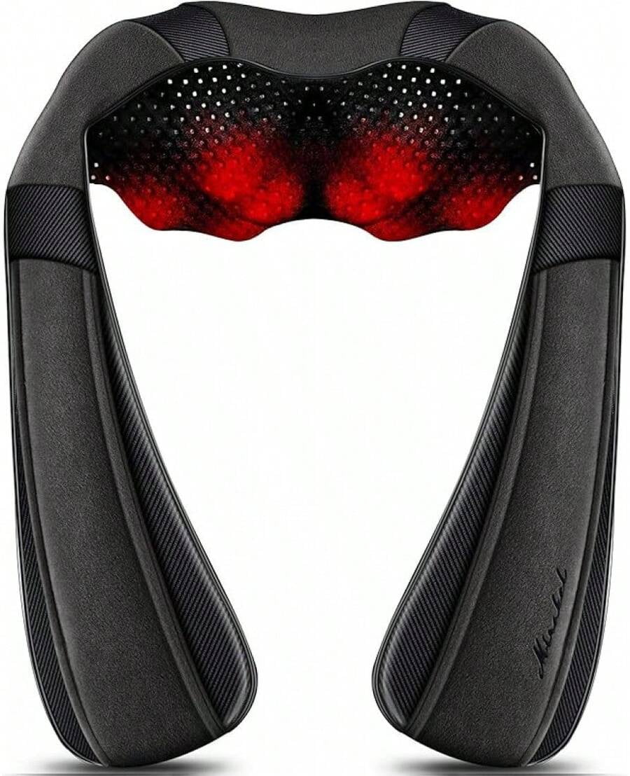 Mirakel Shiatsu Neck & Back Massager With Heat - Deep Tissue Neck, Back ...