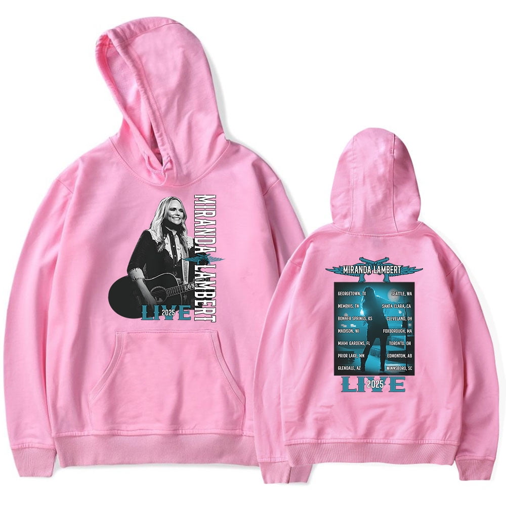 Miranda Lambert 2025 Tour Merch Hoodie Long Sleeve Men Women Vintage ...
