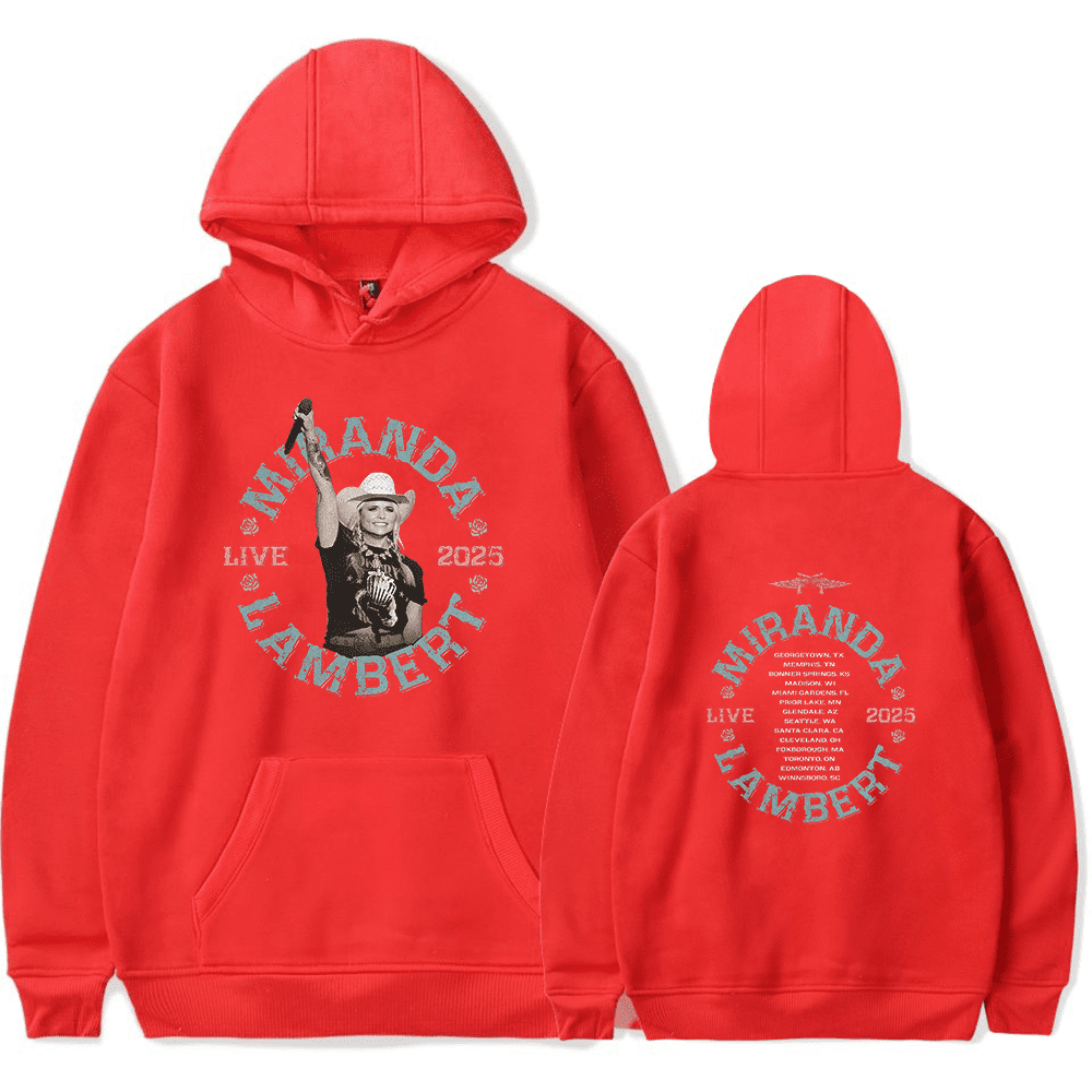 Miranda Lambert Merch Tour Live 2025 Hoodie Long Sleeve Merch Unisex ...