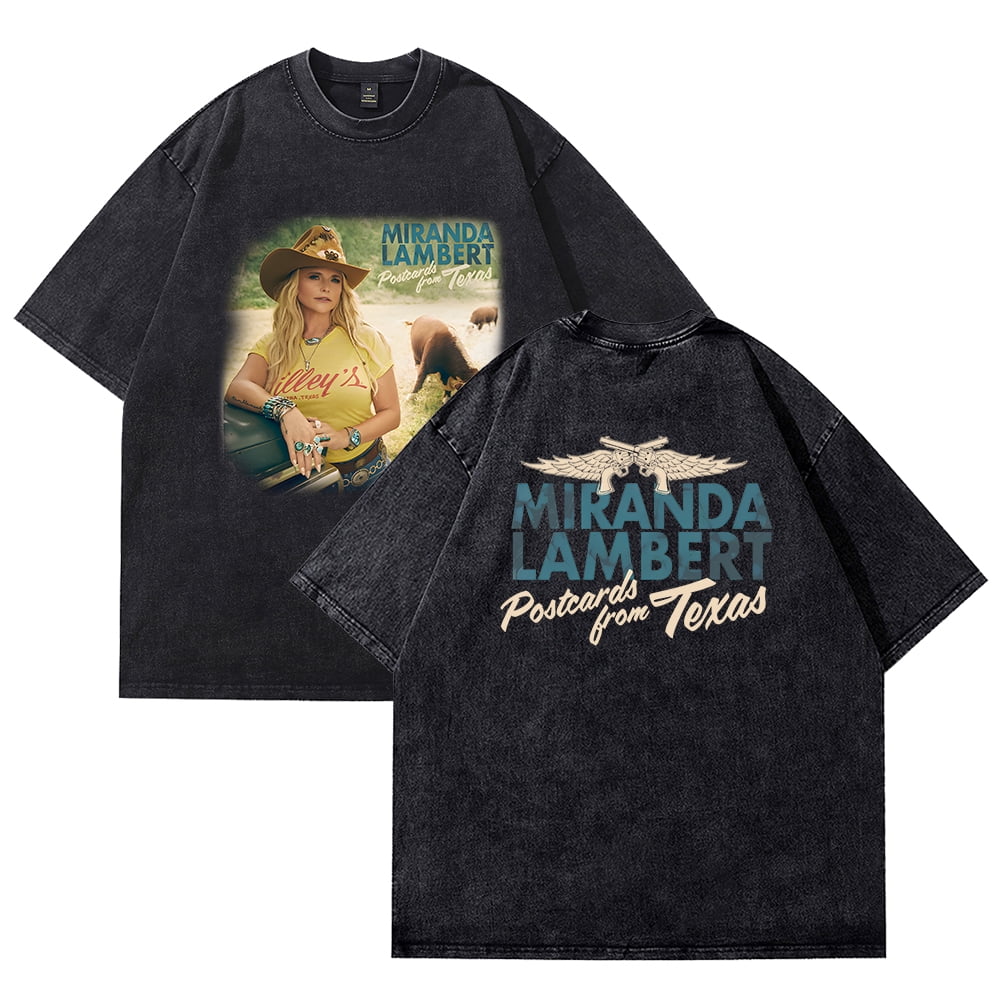 Miranda Lambert T-Shirt Summer Crew Neck Short Sleeve T-Shirt Unisex ...