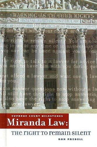 Pre-Owned Miranda Law SUPREME COURT MILESTONES Library Binding Ron ...