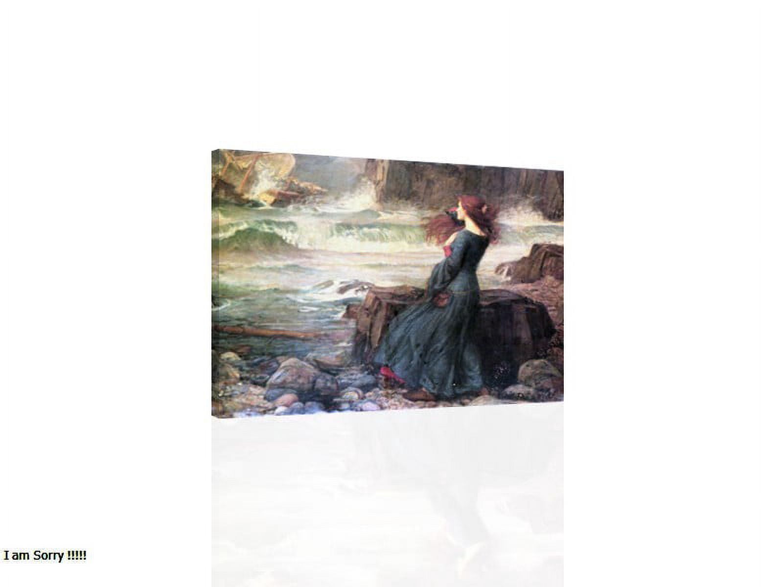"Miranda The Tempest, Waterhouse - CANVAS OR WALL ART PRINT" - Walmart.com