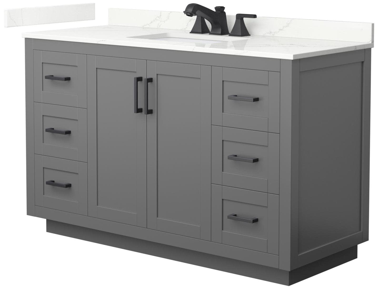 Wyndham Collection Wcf292954s-Qtz-Us3mxx Miranda 54" Free Standing ...