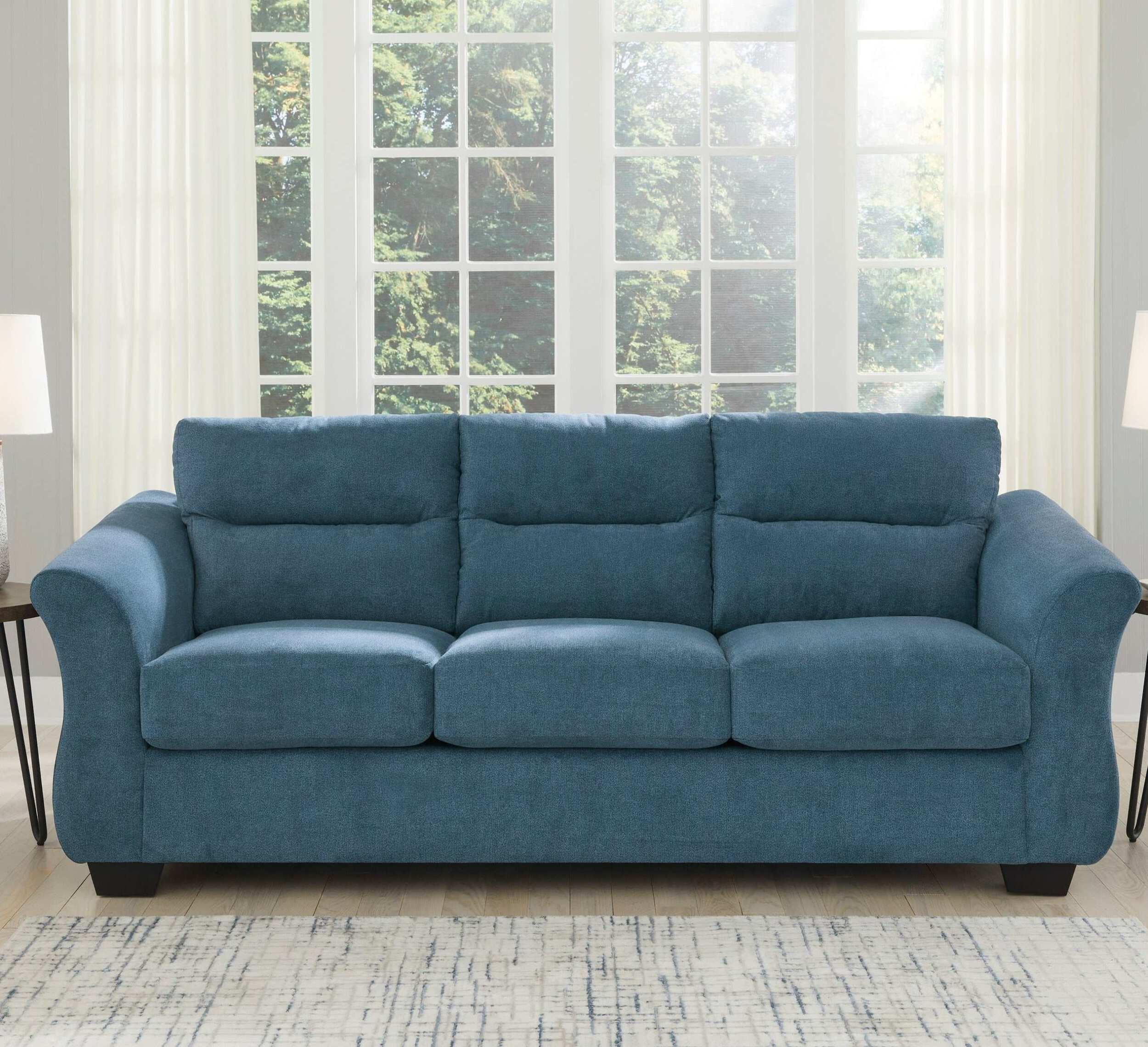 Miravel Indigo Sofa - Walmart.com