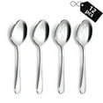 Mirdinner 12 Pcs Stainless Steel Serving Set, Mirror Polished Utensils ...