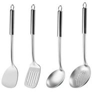 Stainless Steel Wok Spatula, Wok Utensils for Carbon Steel, Wok Tools ...