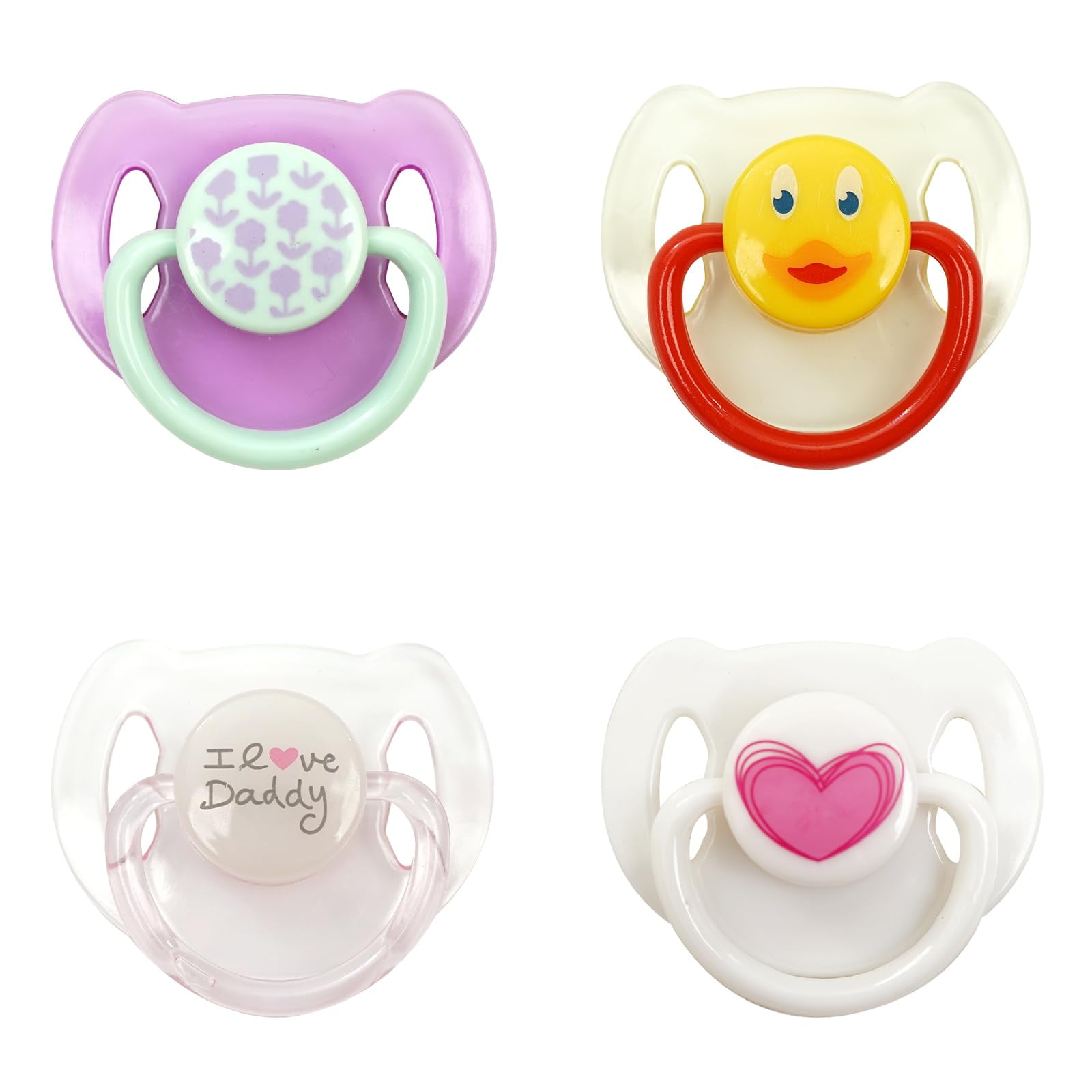 Mire & Mire 4 Styles of Magnetic Pacifiers for Reborn Dolls, 1 Random ...