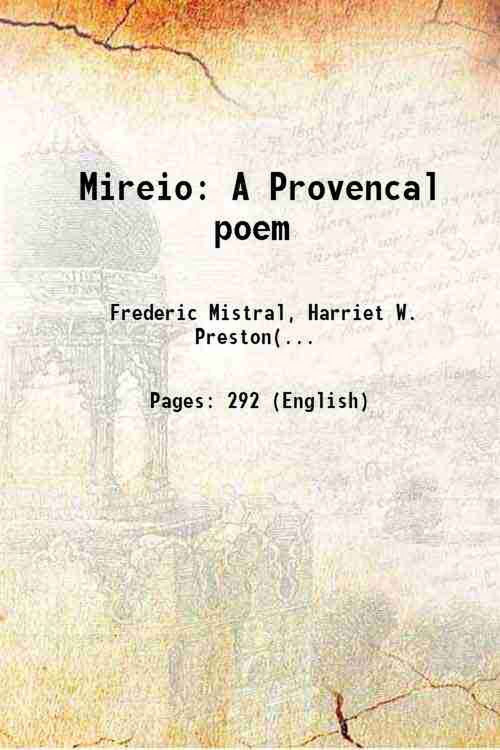 Mireio A Provencal poem 1872 [Hardcover] - Walmart.com