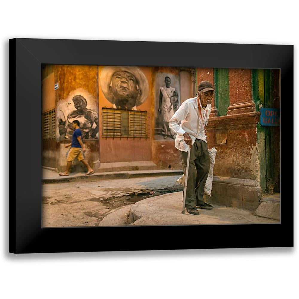 Mirica, Dan 14x11 Black Modern Framed Museum Art Print Titled - Streets ...