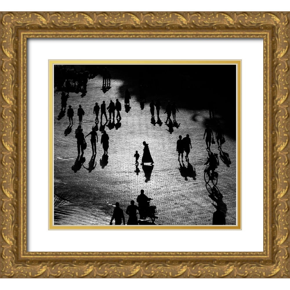 Mirica, Dan 29x26 Gold Ornate Wood Framed with Double Matting Museum ...