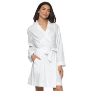 In Bloom by Jonquil Windflower Floral Print Wrap Robe Blue Peach XL ...