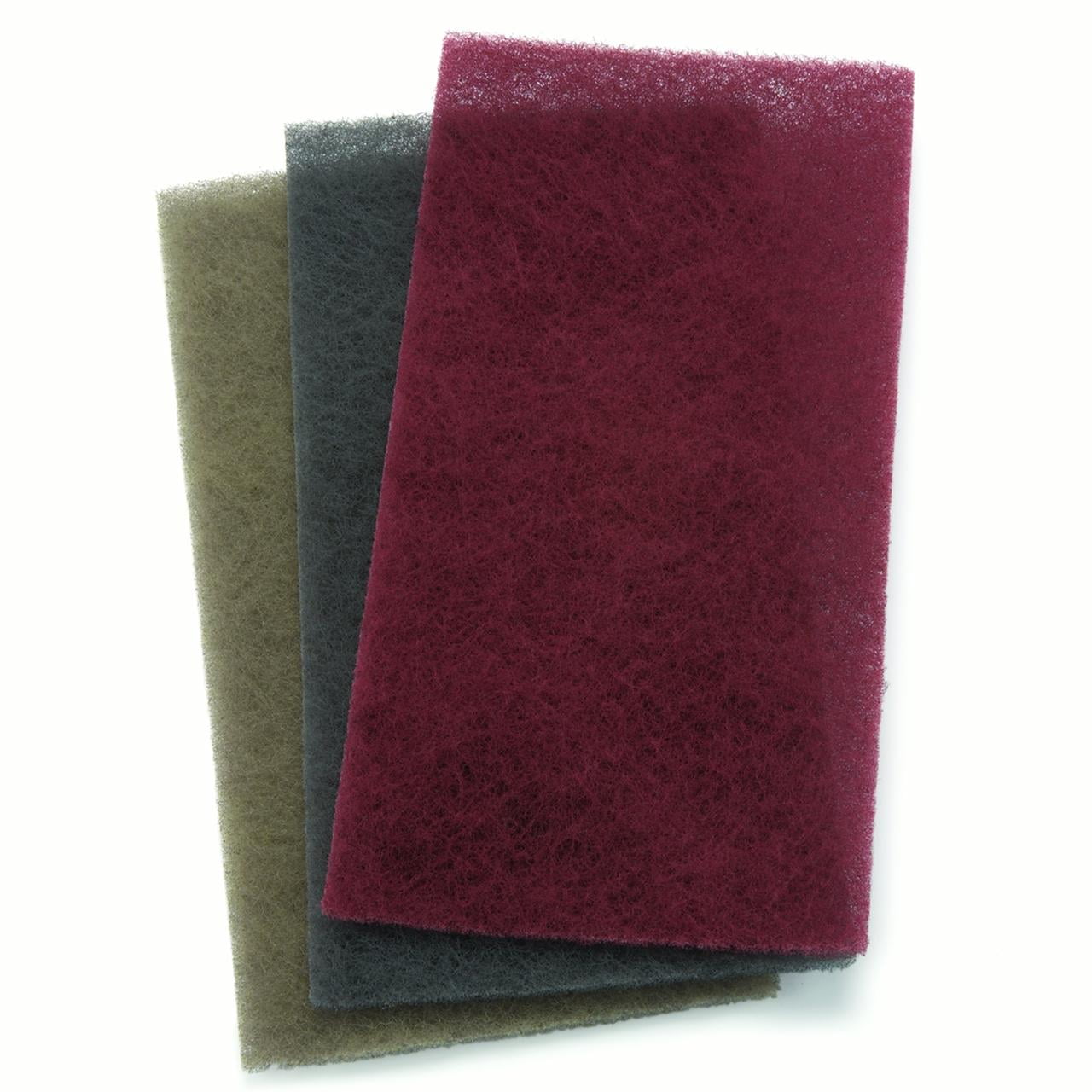 Mirka 4-1/2” by 9” Scuff Pads Assortment (Red, Grey, Gold), 3pc ...