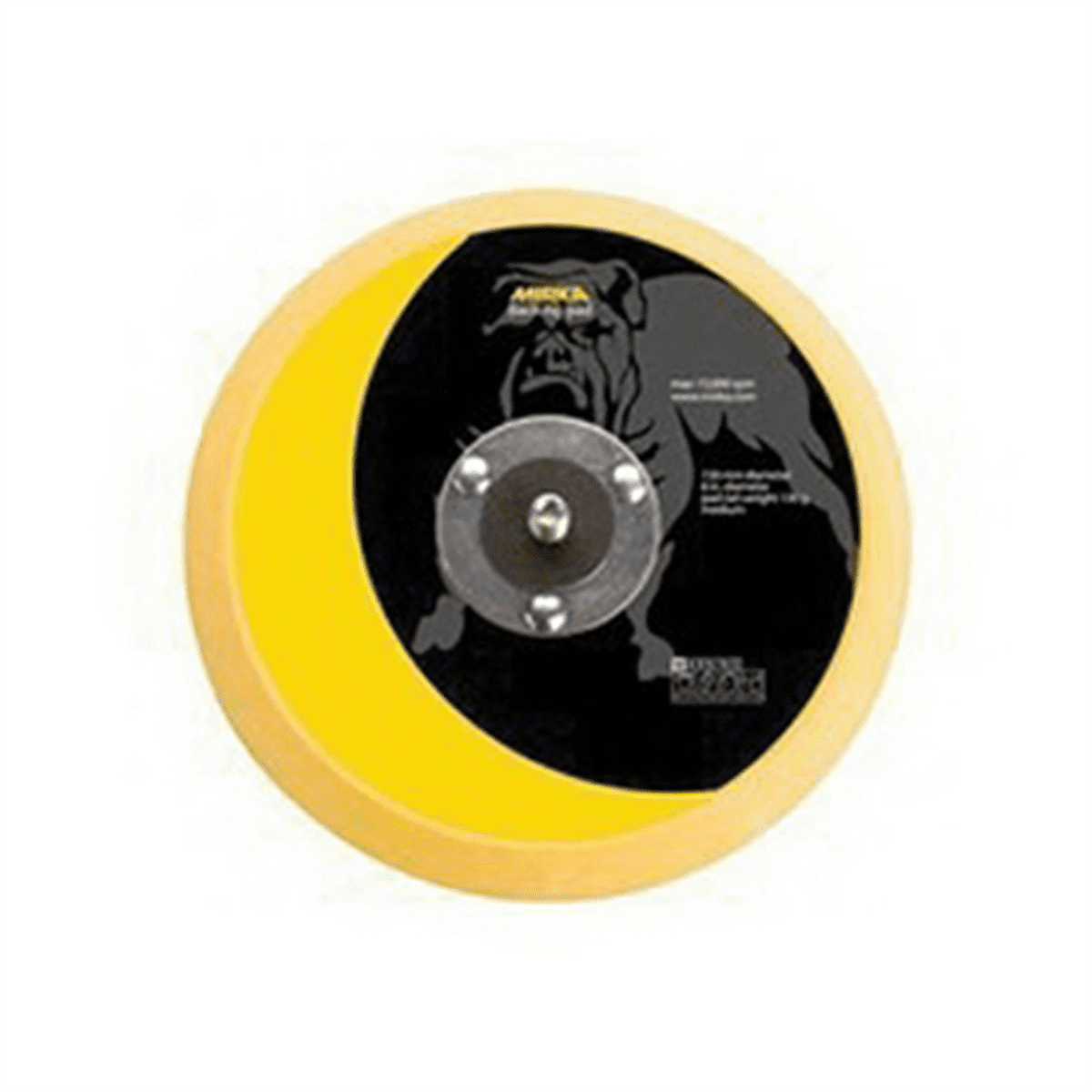 Mirka Abrasives 106GG Grip Faced Back-Up Pad, 6 in Dia, Hook and Loop ...