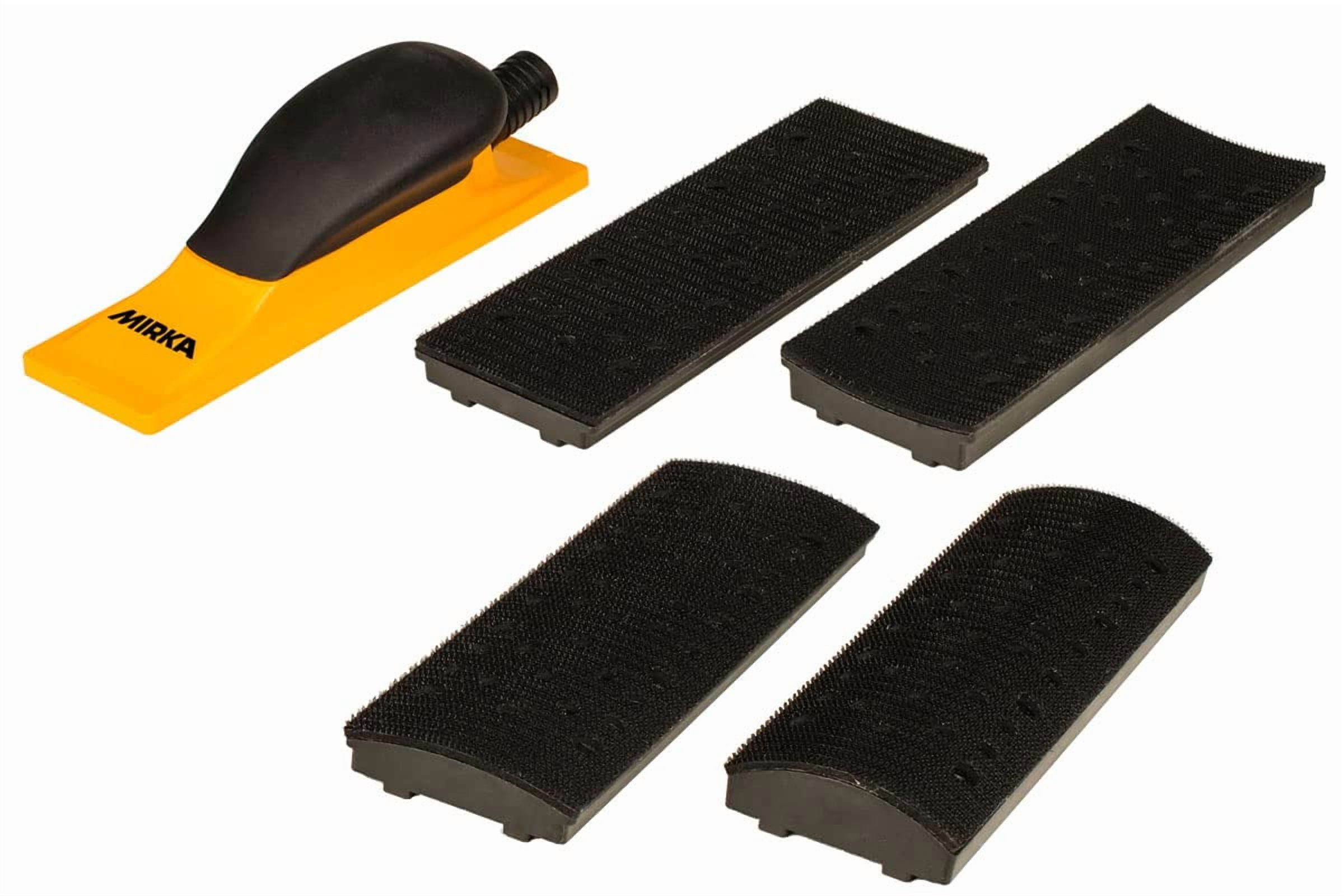 Mirka Hand Sanding Block Kit Set 2.75" x 8" Hook and Loop/Multipurpose ...