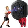 MiroDo Musical Boxing Machine – Wall-Mounted LED Light-Up Punching Pad ...
