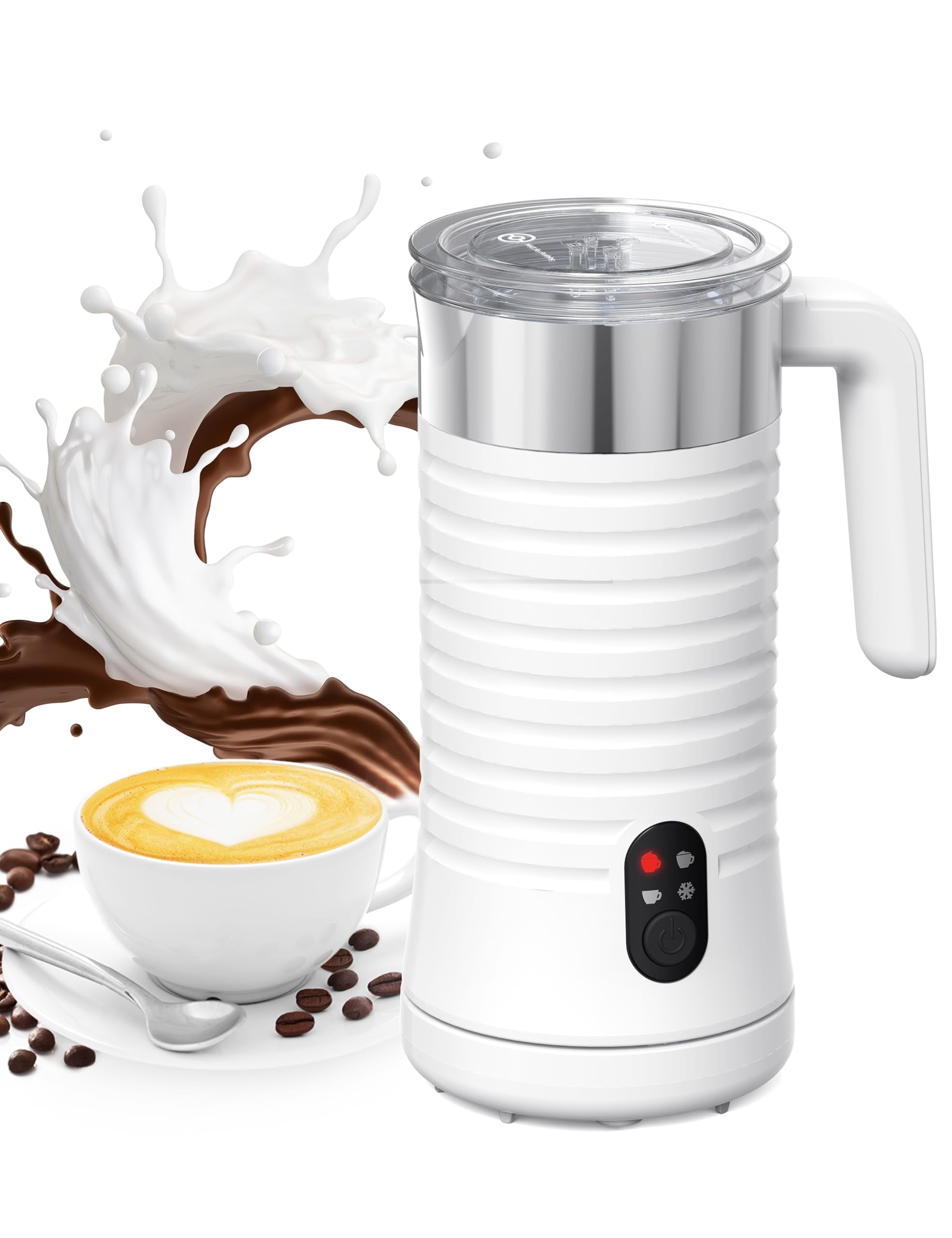 Taotronics Electric Coffee Froth Machine, Hot & Cold Automatic ...