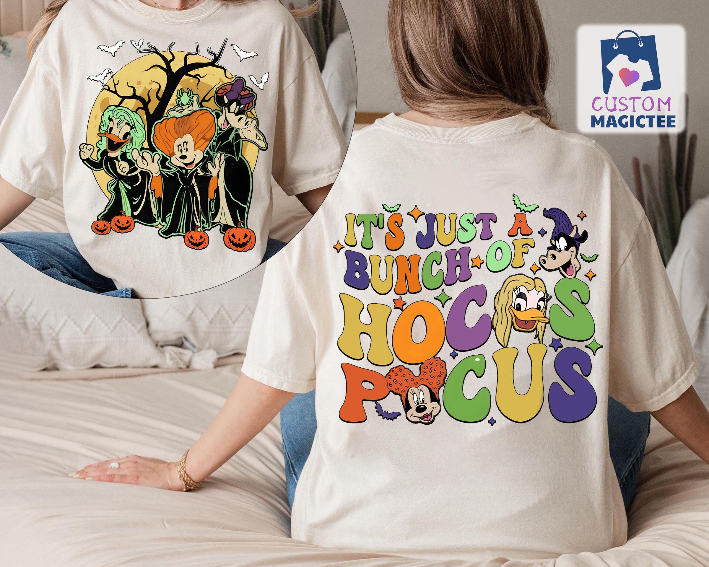 Miroza Minnie Daisy Shirt, 2 Sided Retro Disney Halloween It'S Just A ...