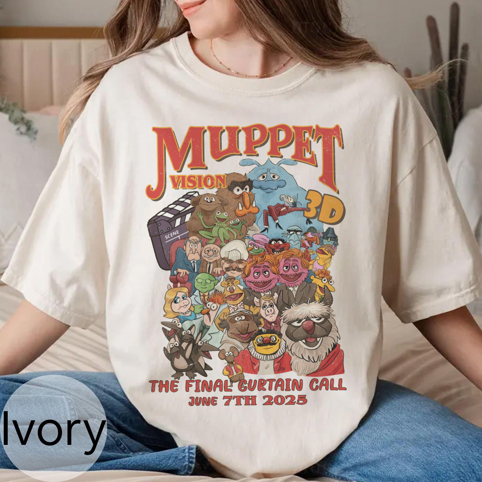 Miroza Retro The Muppets Show Final Curtain Call 1991 - 2025 Shirt ...