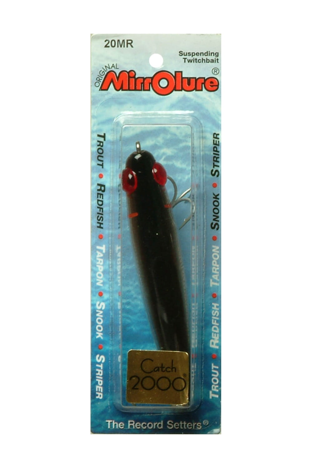 MirrOLure L&S Bait Catch Fishing Lure 2000 3-1/2 In., Black/White ...