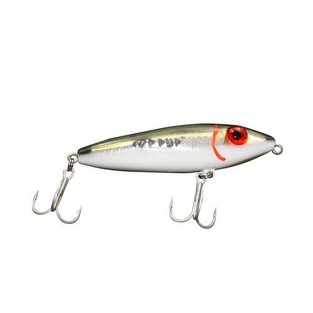 MirrOlure Top Pup 74MR-18 3 1/2 5/8 oz Green White Walker - Walmart.com