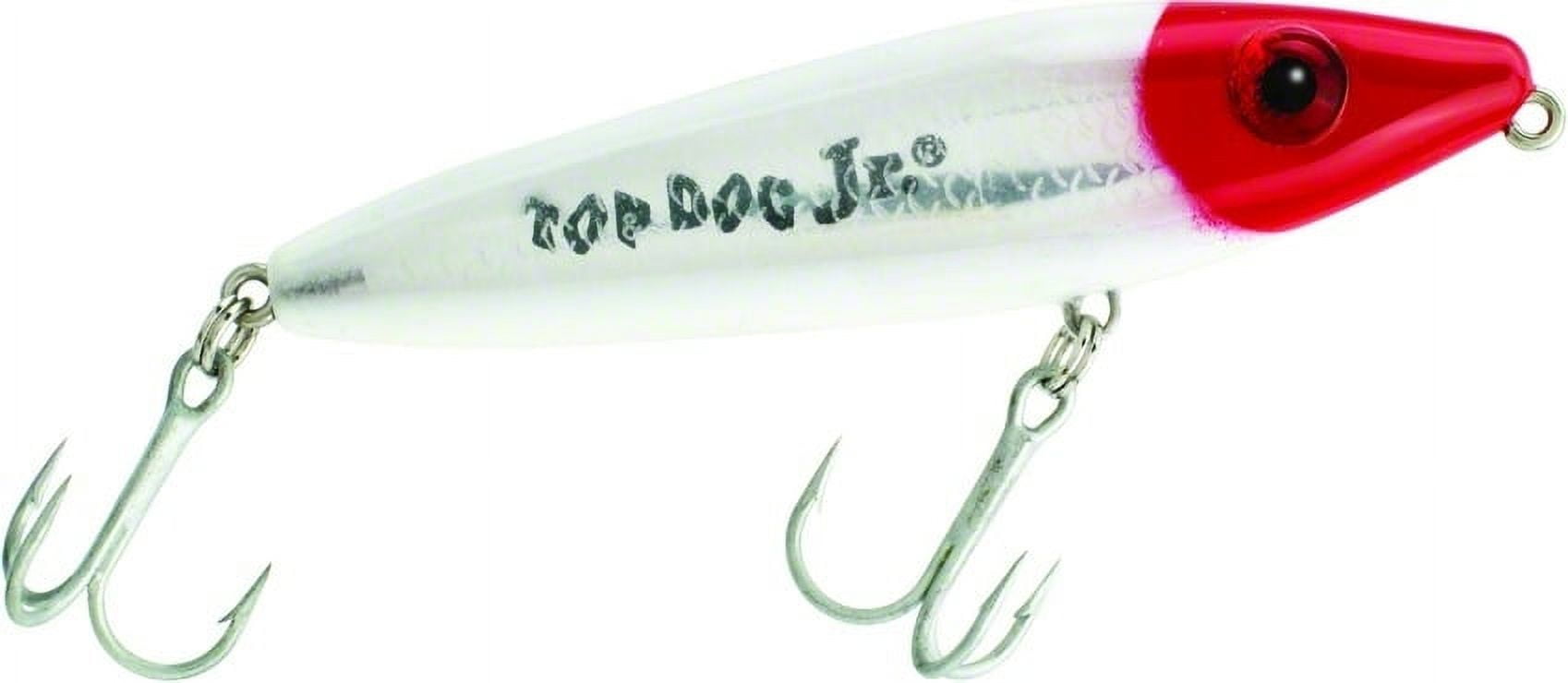 MirrOlure 84MR-11 Top Dog Jr. Rattling Surface Walker 4" 3/4 oz, Red ...