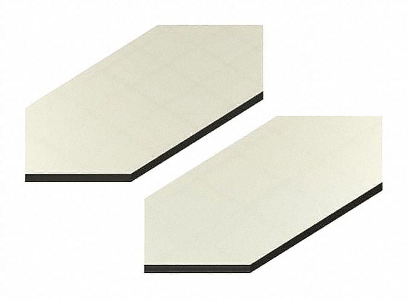 Mirredge Seam Plates,Clear,4 in W,PK2 32202 - Walmart.com