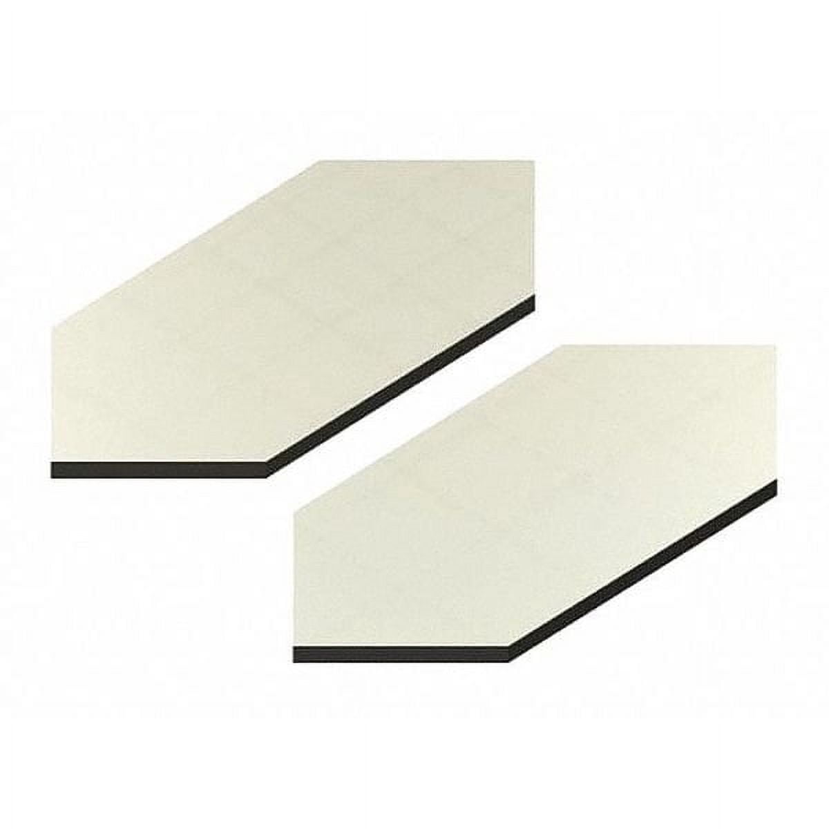Mirredge Seam Plates, 4 in L, 2 in W, 1/8 in H, Mirror 32202 - Walmart.com