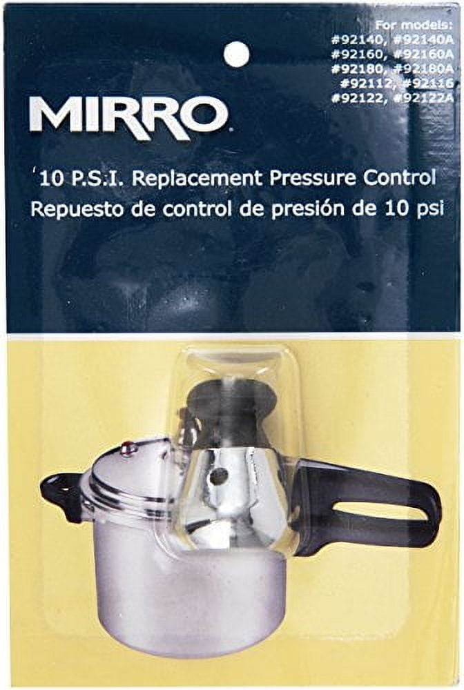 Mirro 92110 Stainless Steel Pressure Cooker and Canner Control, 10-PSI ...