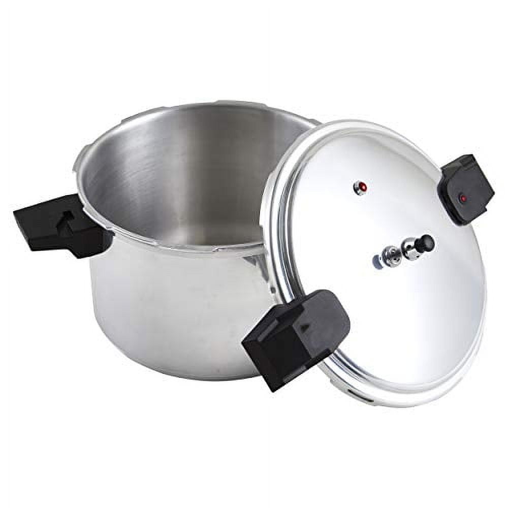 Mirro 92116 Polished Aluminum 5 / 10 / 15-PSI Pressure Cooker / Canner ...