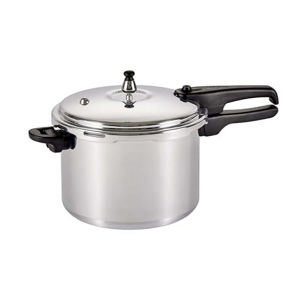 Mirro 92160A Polished Aluminum 10-PSI Pressure Cooker Cookware, 6-Quart ...