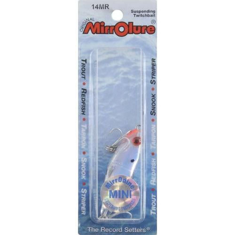 Mirrolure Mini Mirrodine, Silver Luminescence, 2-1/4-Inch Multi-Colored ...
