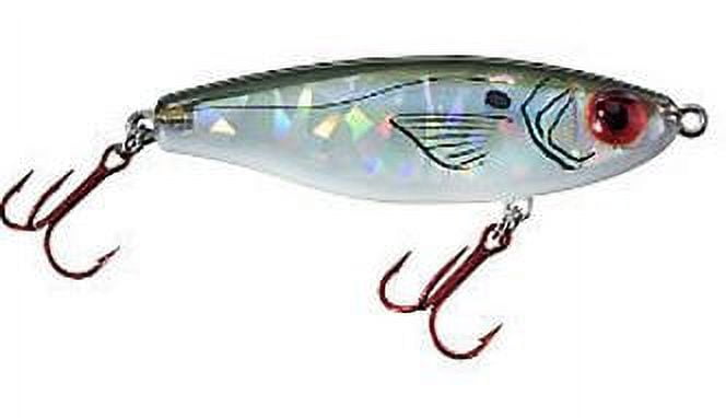 Mirrolure S25MR-18 Green Back White Belly Holographic Fishing Jerkbait Lure - Walmart.com