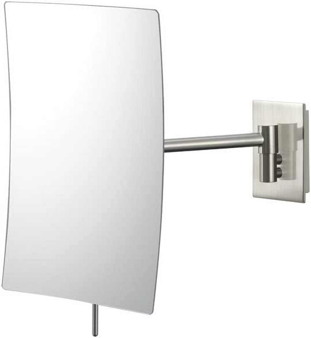 Mirror 21873 Minimalist Rectangular Wall Mirror, 3X Magnification ...