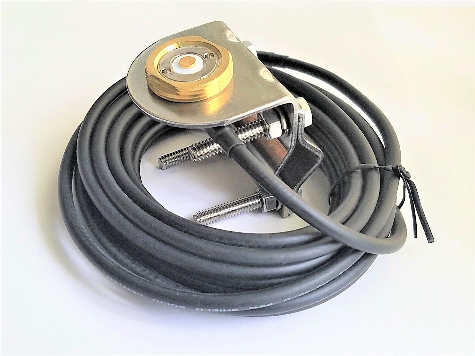 Mirror Antenna Mount NMO for Icom Kenwood Maxon Vertex And Other Mobile ...