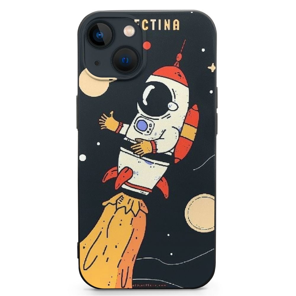 Mirror Case for iPhone 14 Plus Compatible with Magsafe - Rocket Bun in ...