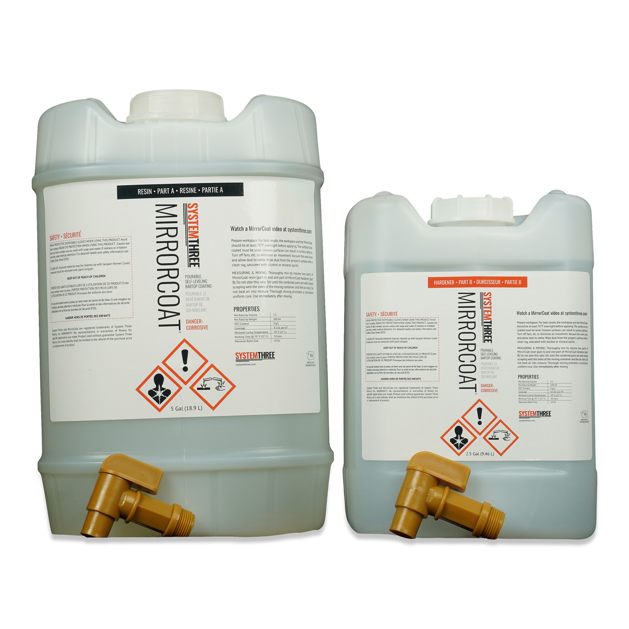 System Three MirrorCoat 7.5-Gallon Kit - Walmart.com