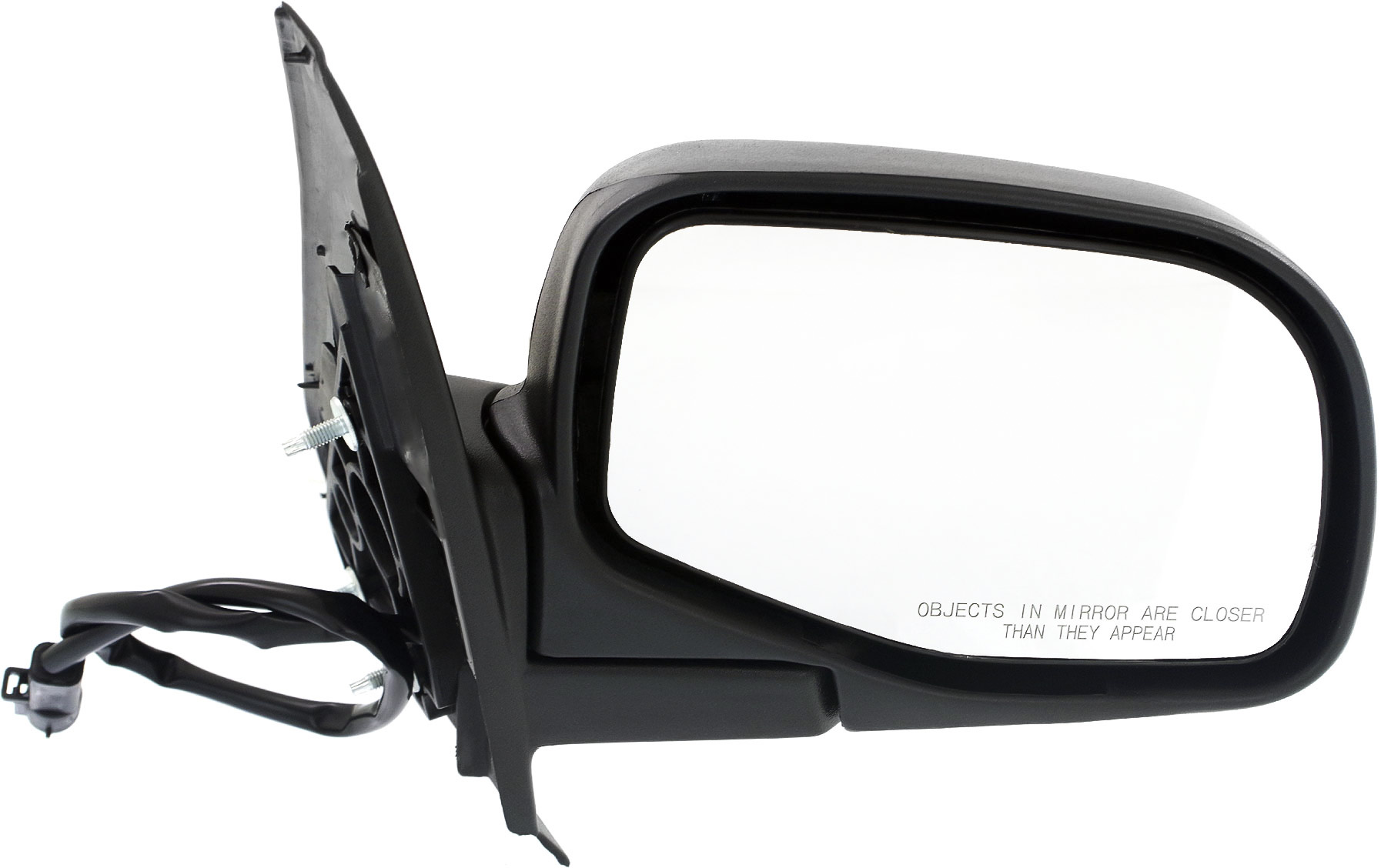 48023 - KS Heavy Duty 08-16 Cascadia Hood Mirror Textured Black W ...