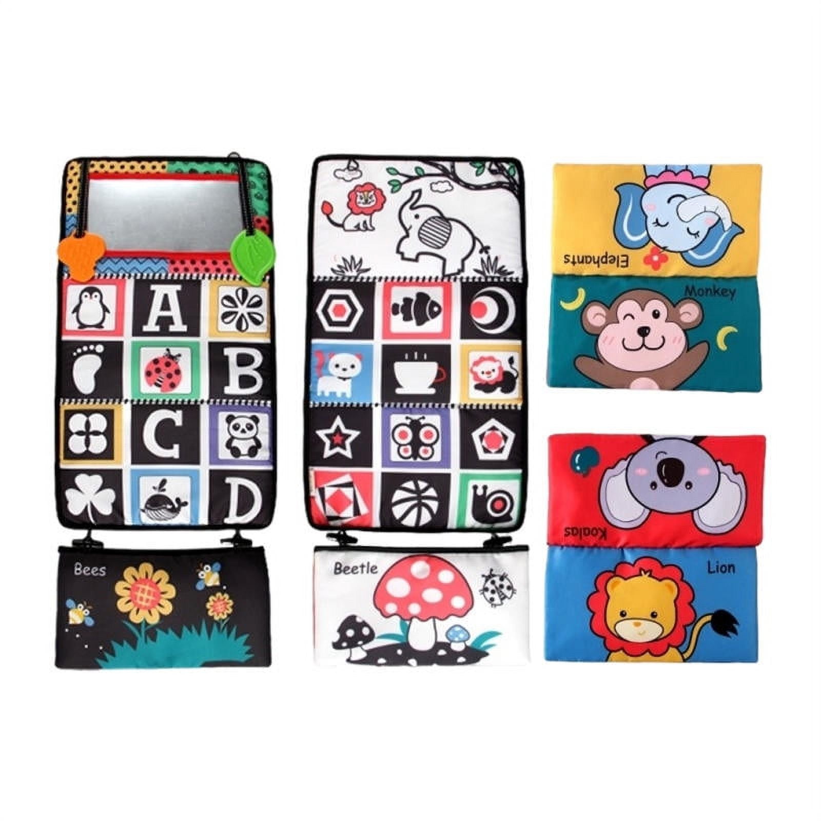 Mirror Developmental Baby Mirror Time Toys Activity High Contrast Baby ...