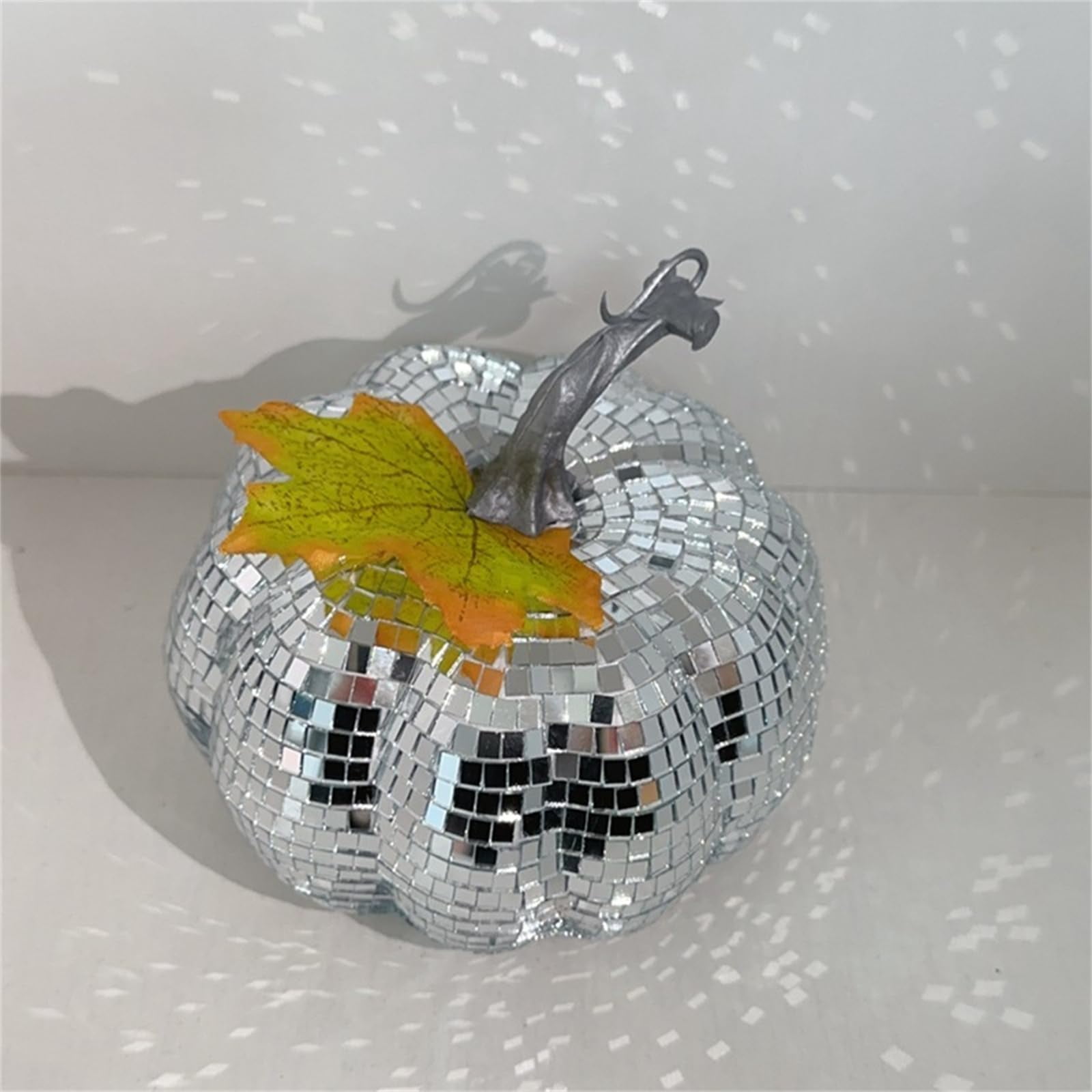 Mirror Disco Ball,Pumpkin Shape Disco Balls,Cool Reflective Light ...