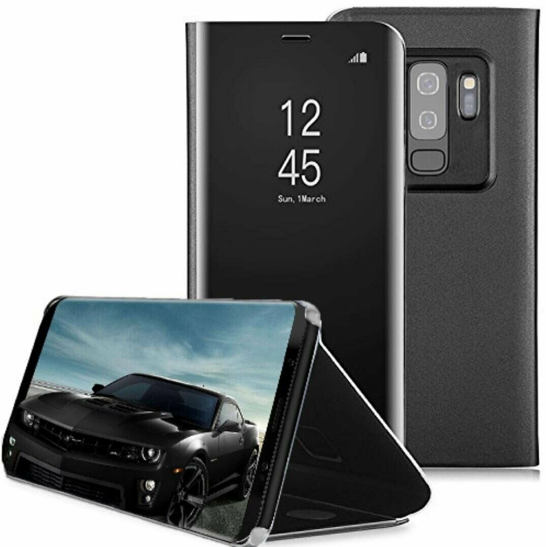 Mirror Flip Phone Case Smart Stand Cover for Samsung Galaxy S9 / S9 ...