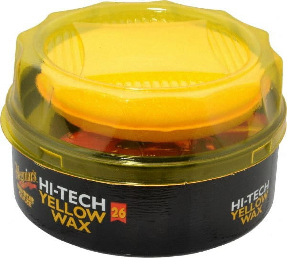 Mirror Glaze Automotive High Tech Yellow Wax, 11 oz Can, Auto Gloss ...