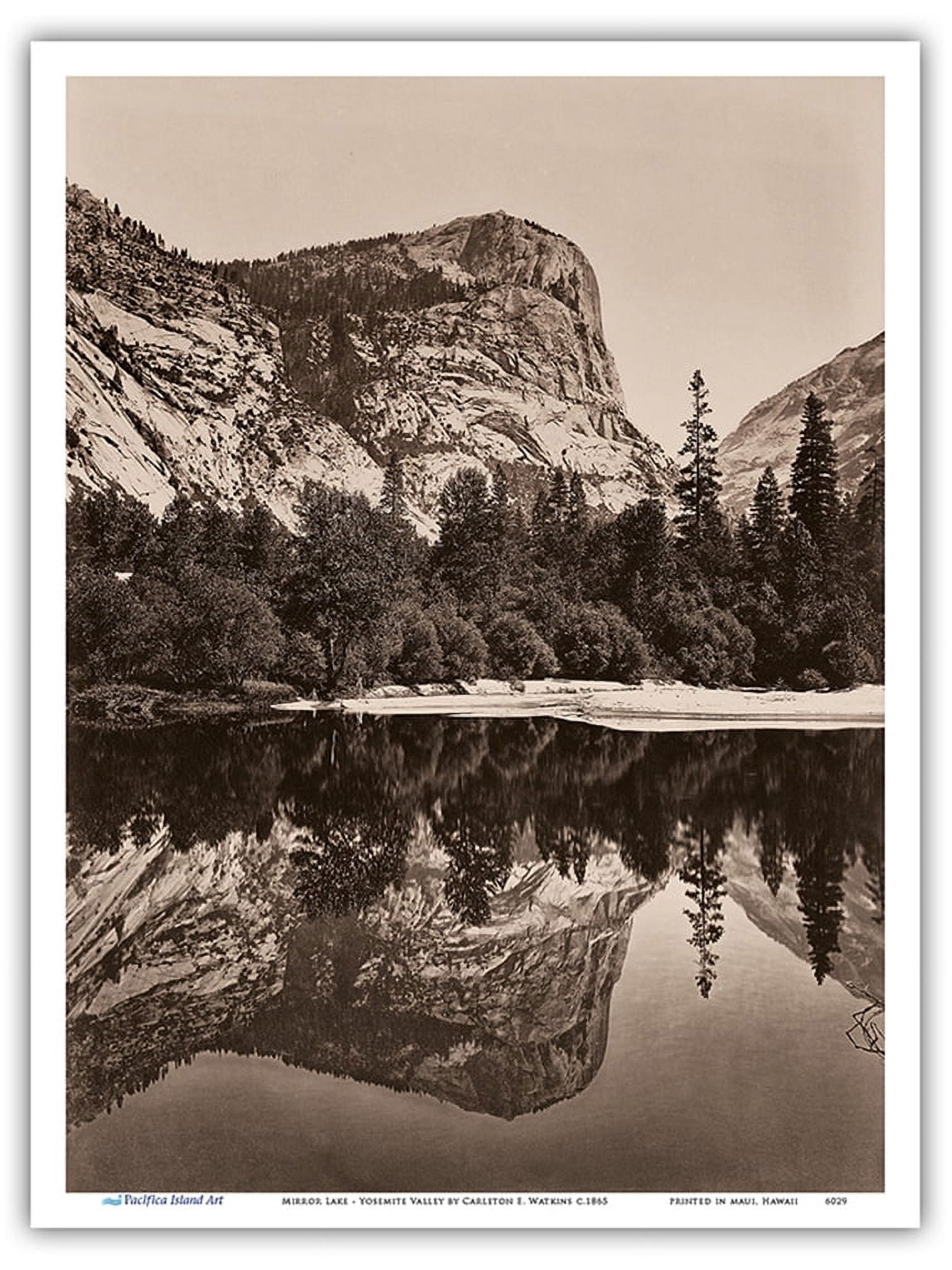 Mirror Lake - Yosemite Valley California - B&W Photograph by Carleton E ...
