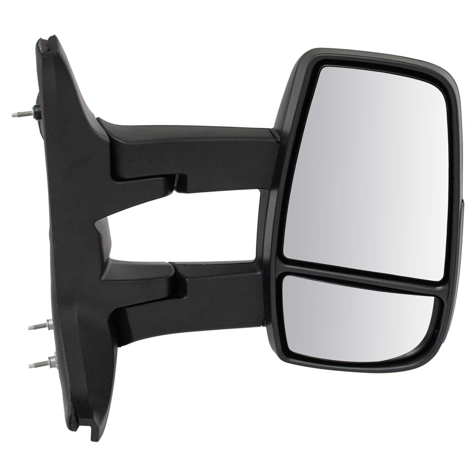 Mirror Long Arm Manual Textured Black RH Side for Transit High & Medium ...