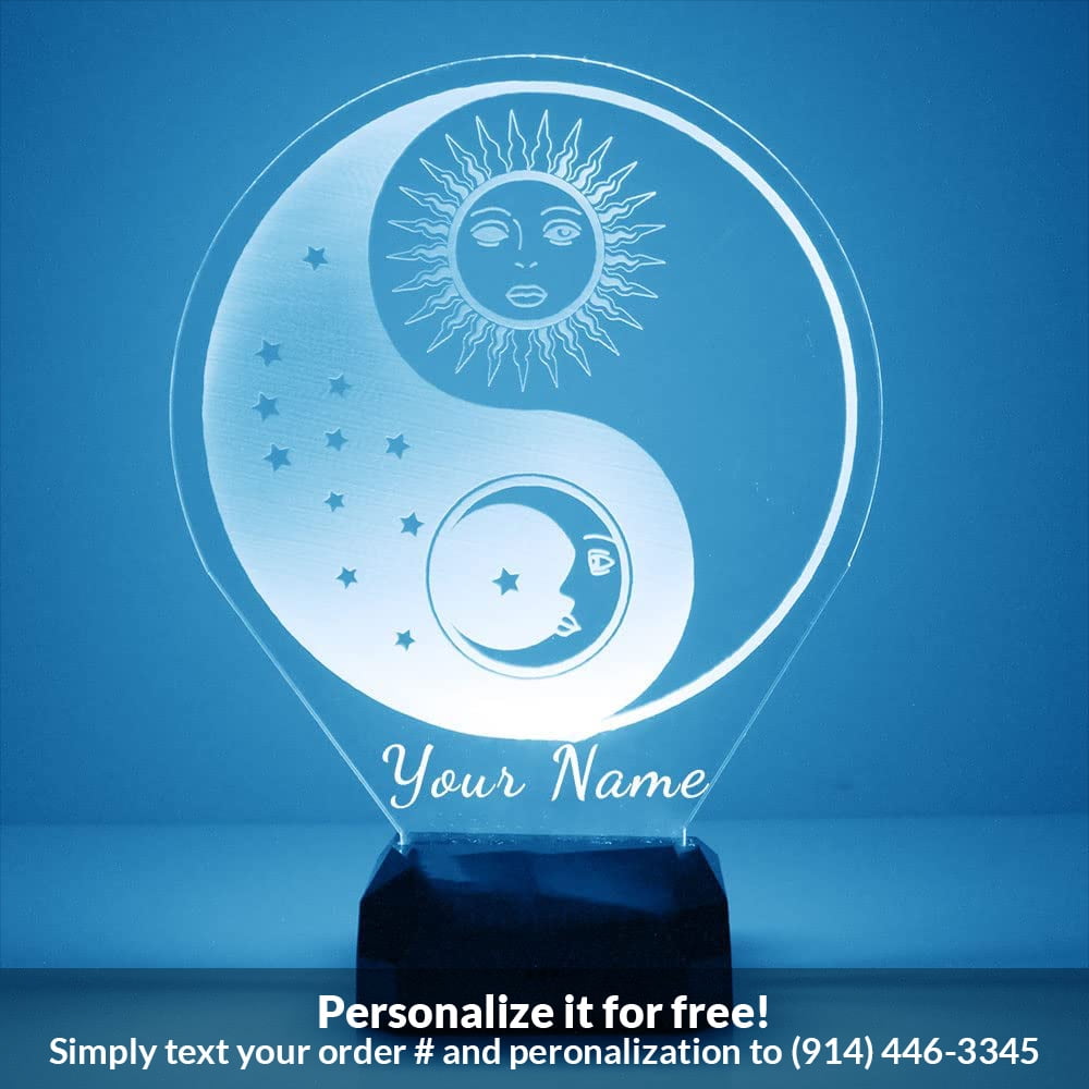 Mirror Magic Store Celestial Yin Yang Color Changing Personalized LED ...