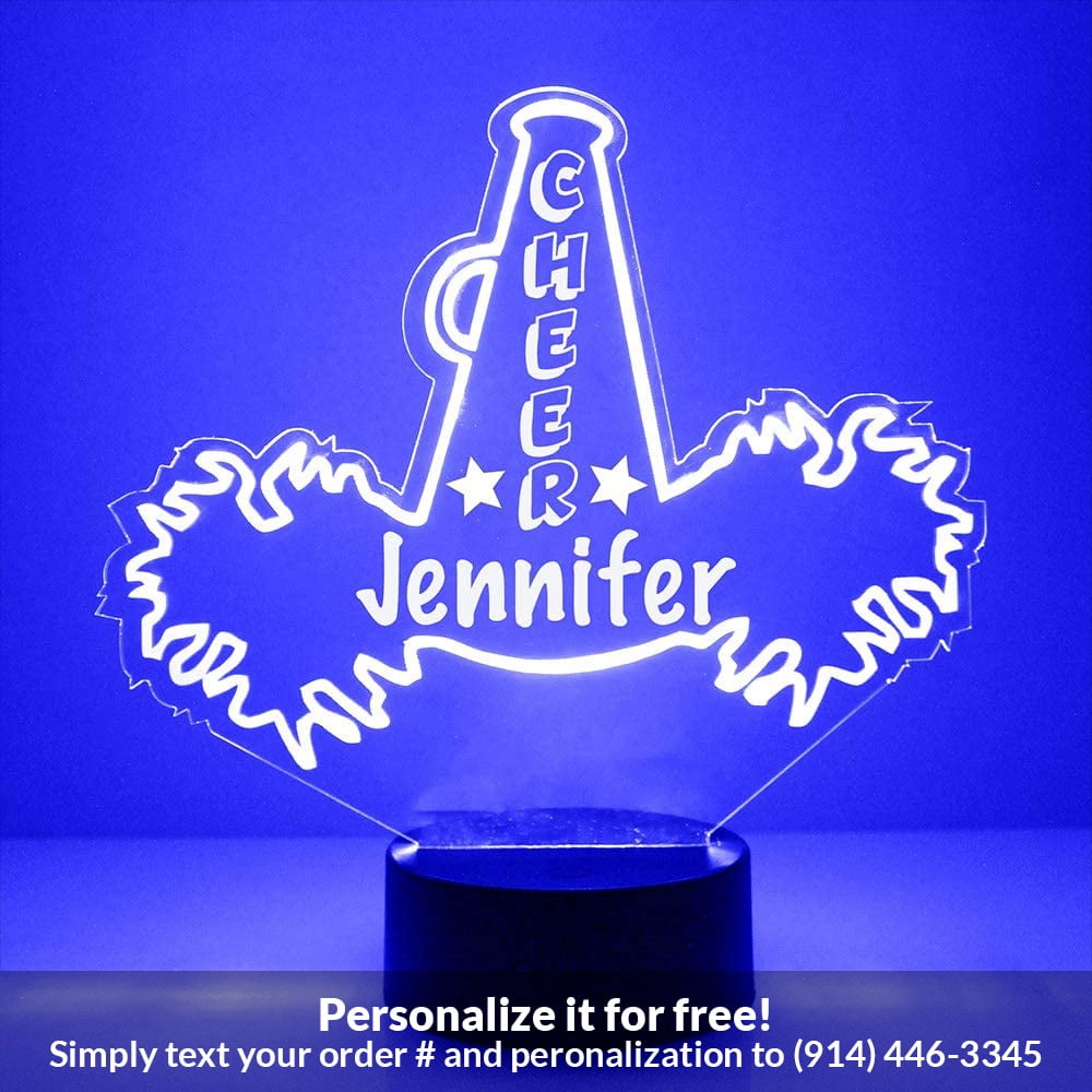 Mirror Magic Store Cheerleading Color Changing Personalized LED Light ...