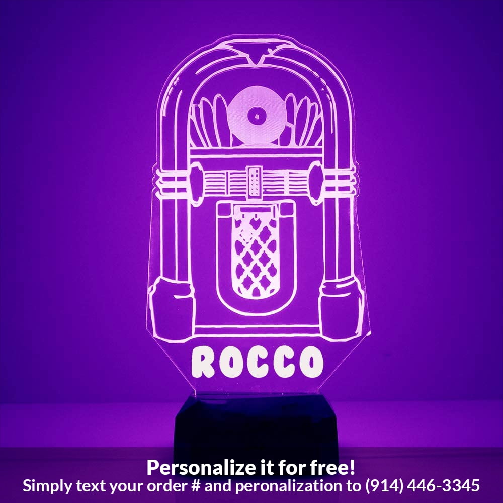 Mirror Magic Store Jukebox Color Changing Personalized LED Light with ...
