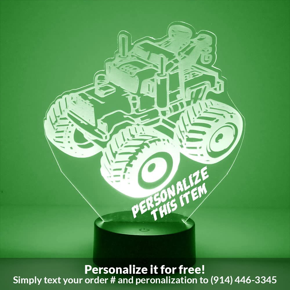 Mirror Magic Store Monster Truck 5 Color Changing Personalized LED ...