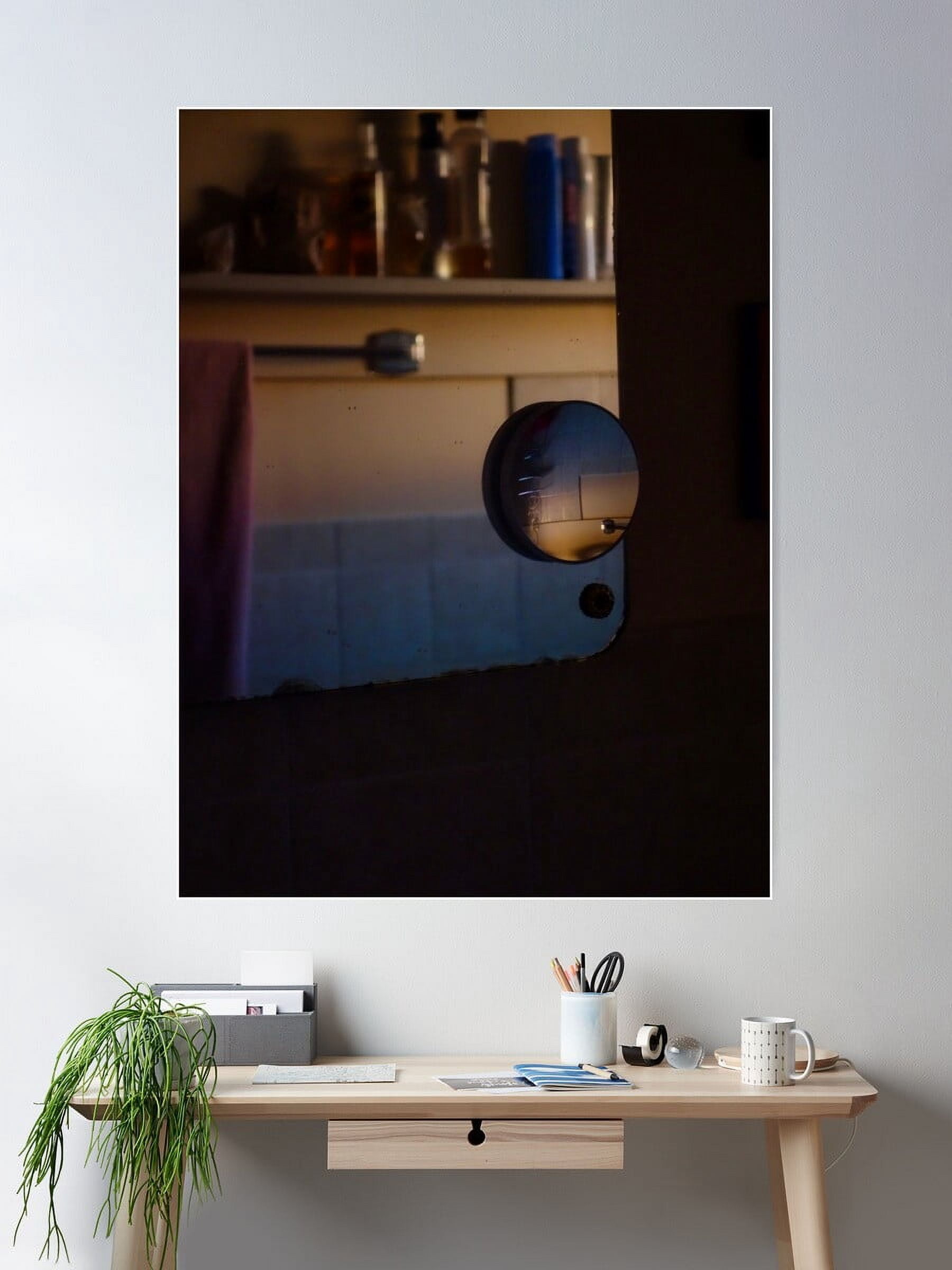 Mirror - Magnified Poster Wall Art, Modern Wall Decor For Living Room ...